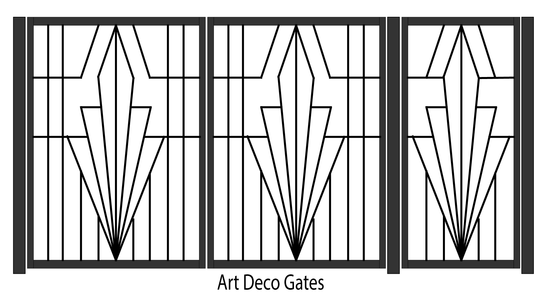 Steel Gates, wrought iron gates and metal fencing.